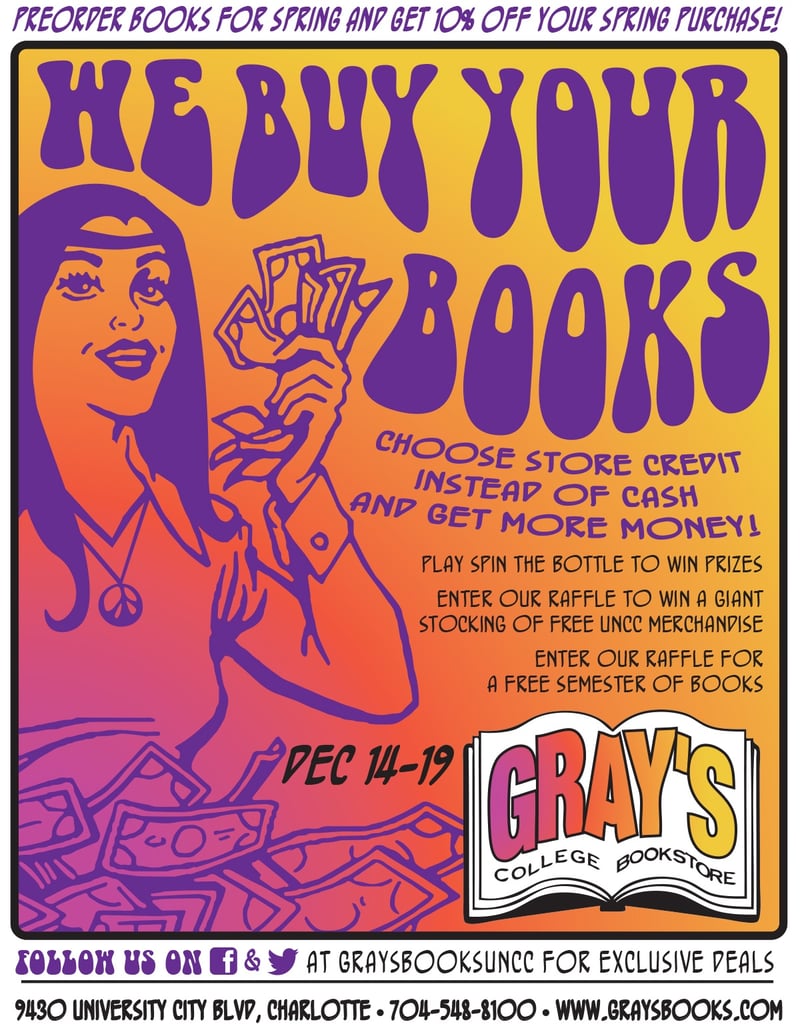 Gray's College Bookstore Puts a New Spin on "Cash or Credit?"