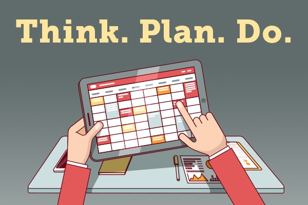 Think, Plan, Do with a Year's-Worth of Marketing Plans